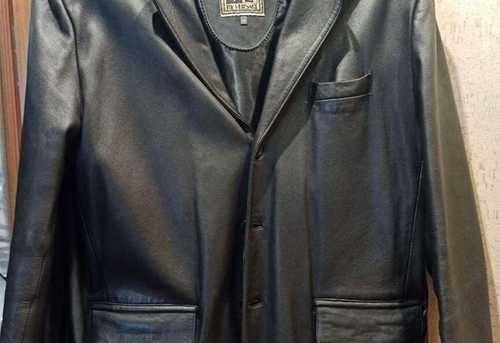 Кожаный пиджак мужской 54 оригинал Versace