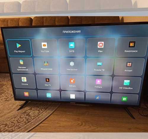 Телевизор Digma SMART Tv Wi-Fi 4K 43 дюйма