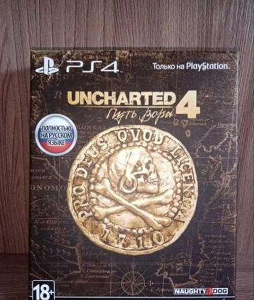 Uncharted 4 ps4 коллекционное издание
