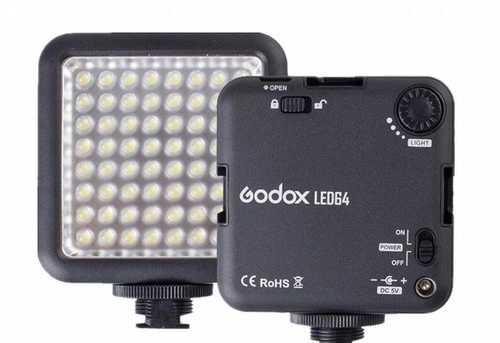 Накамерный свет Godox LED64