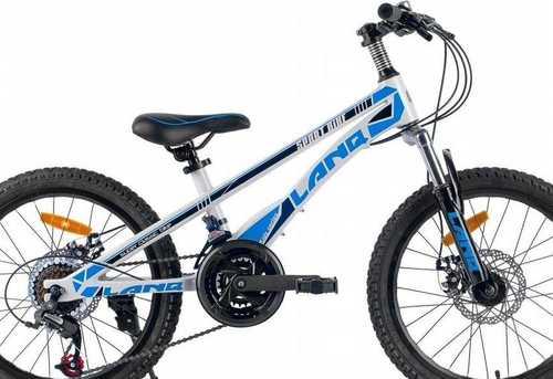 Велосипед lanq VA210 20" бело-синий Ros1087