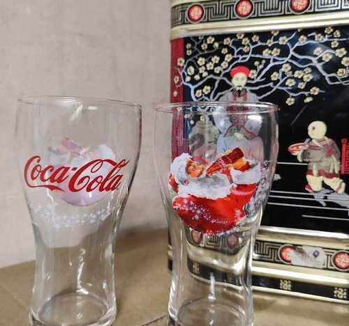 Бокалы Coca Cola новогодние