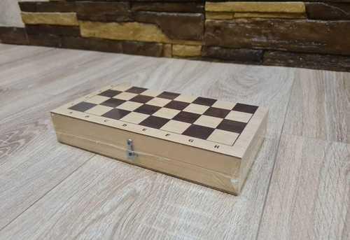 Шахматы игральные новые деревянные