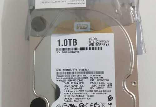 1 тб Жесткий диск WD Gold WD1005fbyz