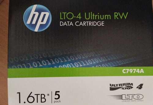 Ленточный картридж HP LTO4 1,6tb RW
