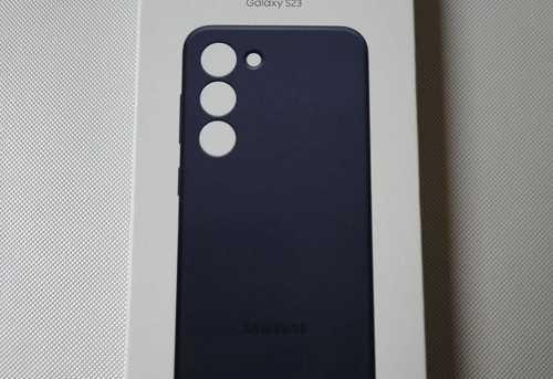 Чехол Silicone Case на Samsung S23 оригинал