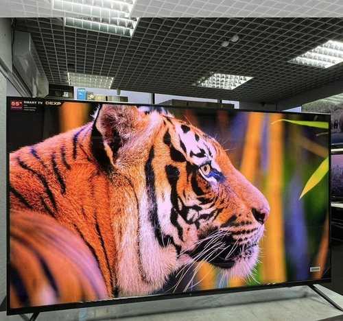 Qled телевизор 55" (140 см) Dexp 55UHG2 SMART TV