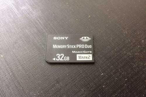 Карта памяти Memory Stick 32 гб для Sony PSP