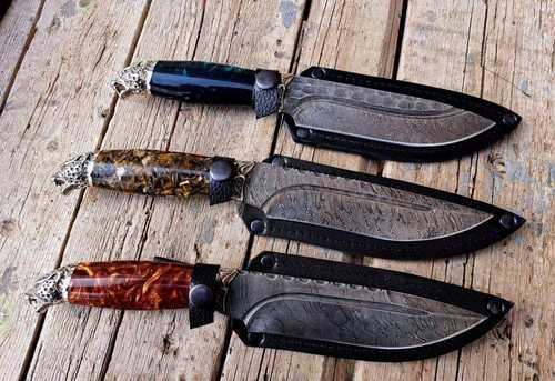 Нож "Ягуар" дамасская сталь
