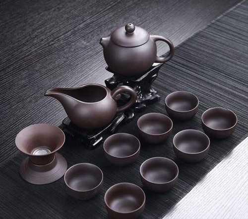 Набор для чайной церемонии из глины "Исин"
