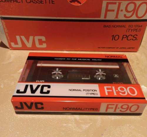 Аудиокассеты новые запечатанные jvc