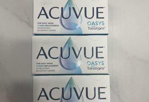 Линзы acuvue oasys with transitions -1