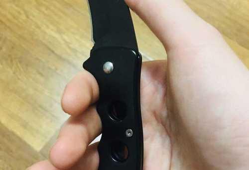 Нож складной черный
