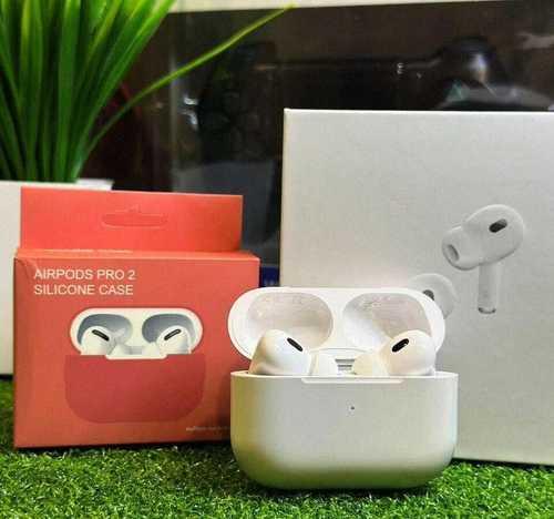 Airpods Pro 2 Gen. с чехлом и гарантией на надежность