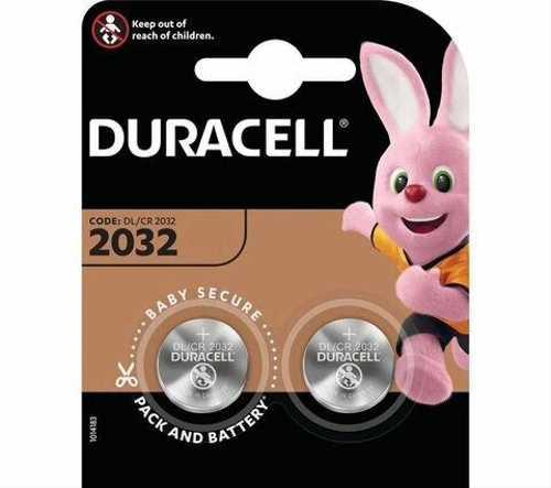 Батарейки Duracell CR2032 (2шт) #262443