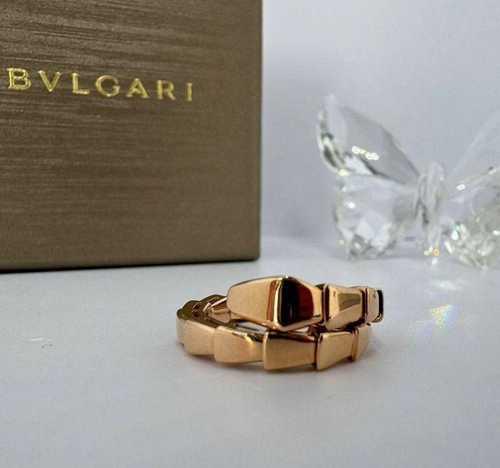 Кольцо женское bvlgari, без вставок