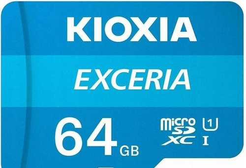 Карта памяти microSD-карты памяти kioxia 64 гб