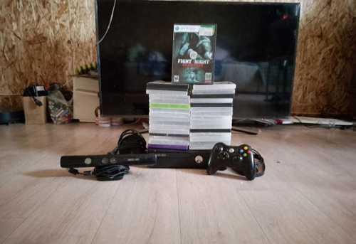 Xbox 360 с кинектом и с множеством игр