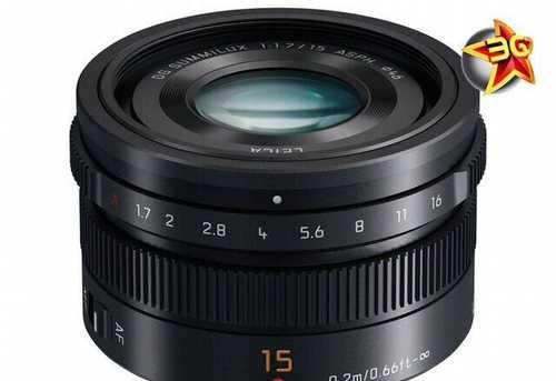 Panasonic Summilux 15mm f/1.7 Asph DG H-X015E-K