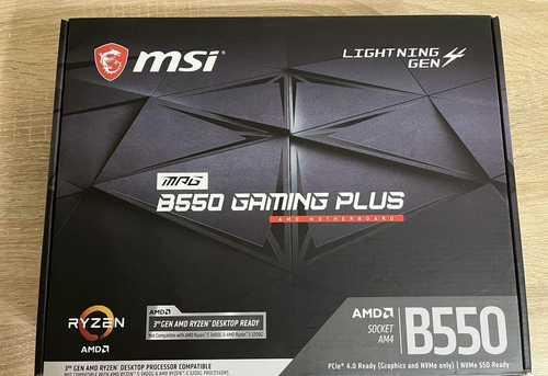 Материнская плата Msi mpg b550 gaming plus