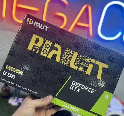 Видеокарта palit GTX 1660super Gaming PRO 6gb