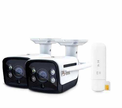  4G видеонаблюдения 2 камеры 2Мп PS-Link | Festima.Ru .
