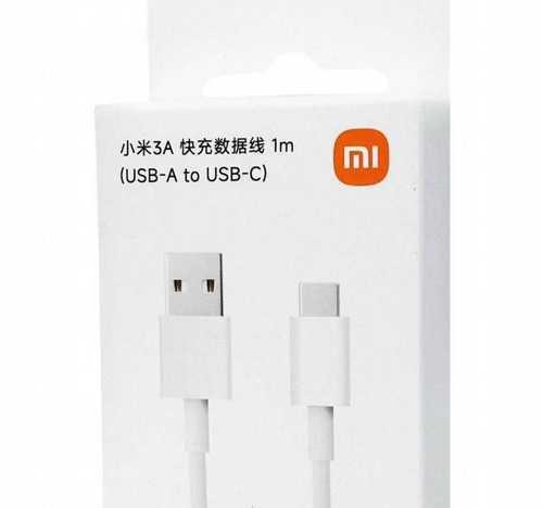 Usb Кабель-зарядка Xiaomi USB на Type-C 3A 1м