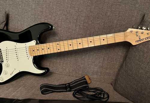 Fernandes Stratocaster LE-1Z blk w maple