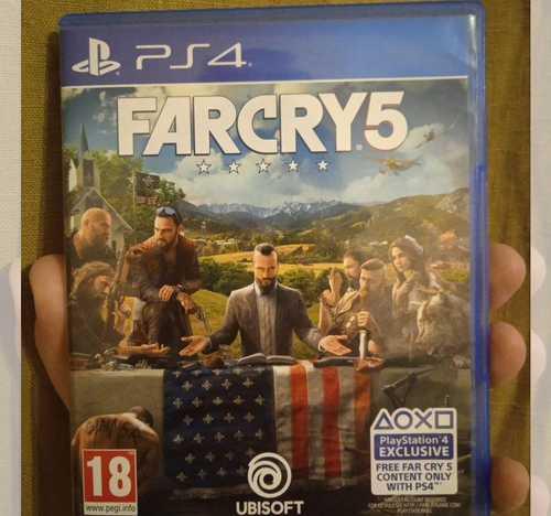 Far Cry 5 диск с игрой на ps4