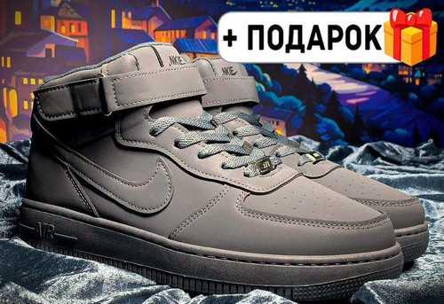Кроссовки мужские Nike Air Force 1 Серые