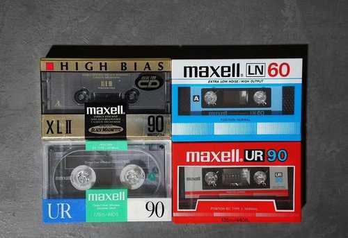 Аудиокассеты Maxell для коллекции, новые
