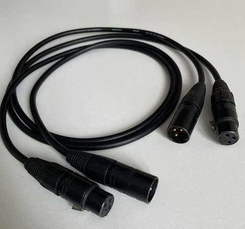 Межблочный кабель 2XLR - 2XLR canare