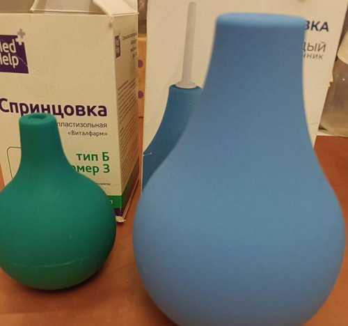 Спринцовки новые 2шт