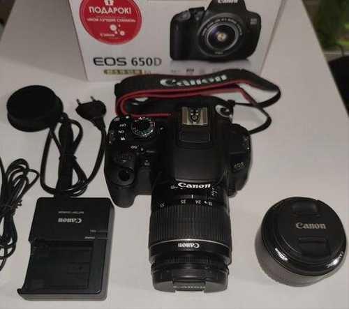 Фотоаппарат Canon eos 650d Пробег 2500