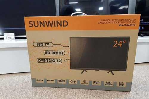 24'' (60см) Новый Телевизор sunwind LED24B10