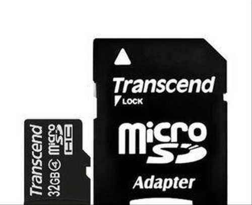 Microsdhc Transcend 32Gb class 4