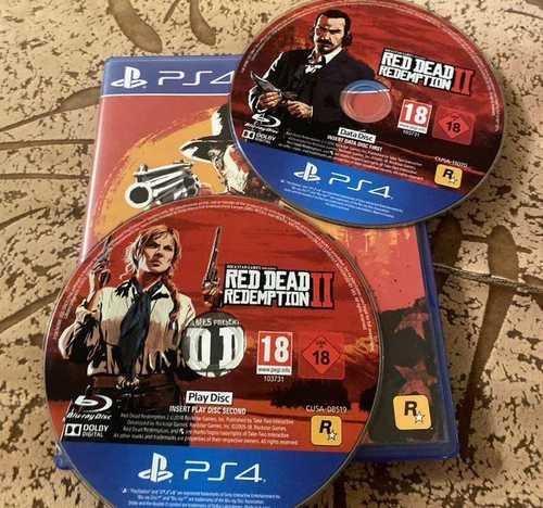 Red dead redemption 2 ps4 диск