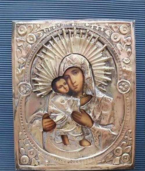 Икона Божией Матери Владимирская 19 век