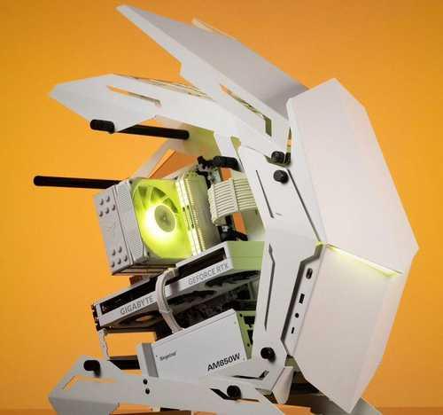 Игровой пк RTX 5080 16GB NEW Ryzen 7 7800X3D 32 гб Jonsbo MOD3 Mini white perfect 23