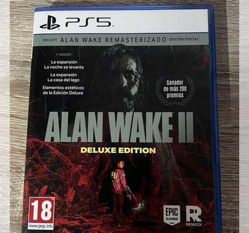 Alan wake 2 ps5 диск