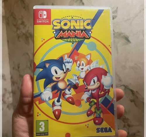 Sonic Mania Plus для Nintendo switch б/у