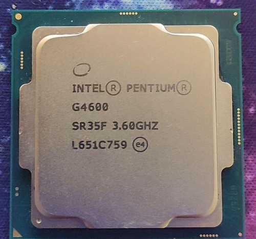 Процессор Intel Pentium G4600