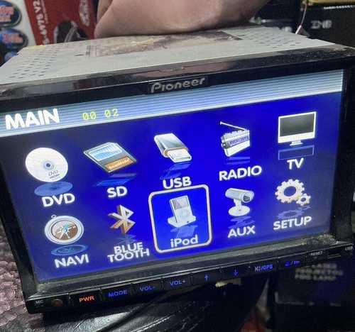 DVD автомагнитола 2 din pioneer DA871