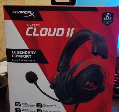 Наушники hyperx cloud 2