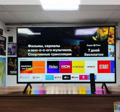 Яркий LED Samsung 43" 4K SMART TV