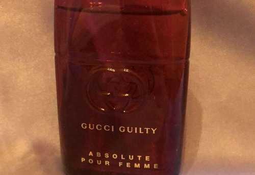 Gucci guilty absolute парфюм женский 50 ml