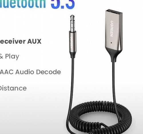 Bluetooth AUX 5.3 адаптер Ugreen