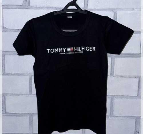 Tommy hilfiger футболка женская томми хилфигер