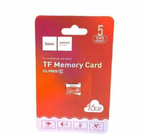 Флеш карта microSD 16GB hoco microsdhc TF Memory