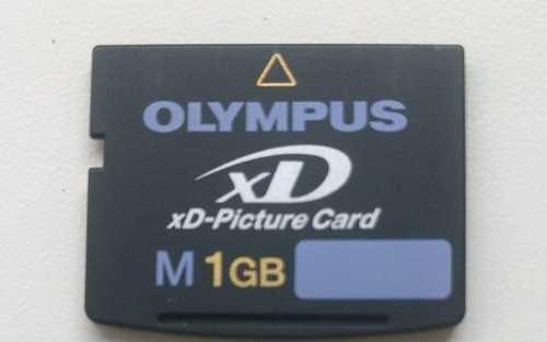 Карта памяти Olympus xD-Picture Card 1 GB